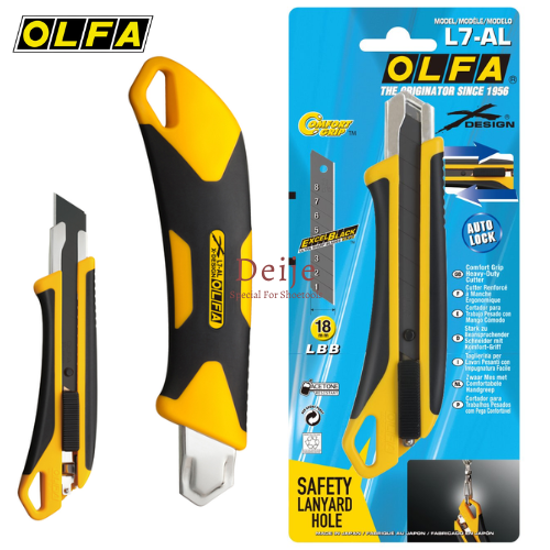 Dao cắt OLFA L7-AL Nhật Bản dòng ComfortGrip X-design | Shopee Việt Nam