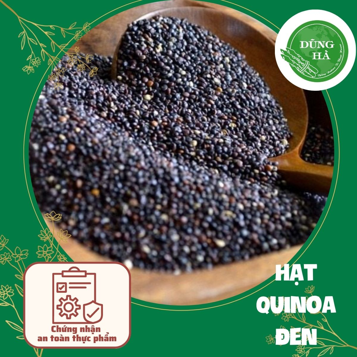 Hạt Quinoa đen [TẶNG TÁO ĐỎ] ( Hạt Diêm Mạch đen) chất lượng tốt cho ...
