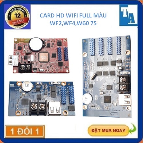 Card led ma trận HD WF4, WF2, mạch điều khiển led ma trận Full màu | Shopee Việt Nam