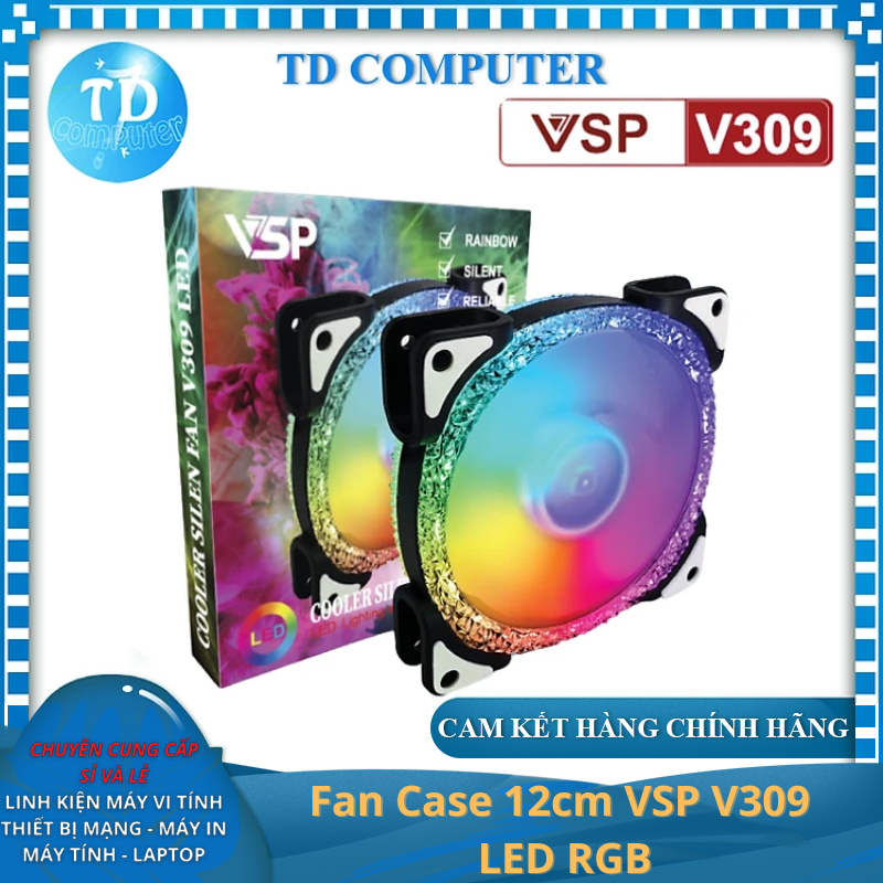 Fan Case 12cm VSP V309 LED RGB (không đồng bộ Hub) - Hàng chính hãng ...