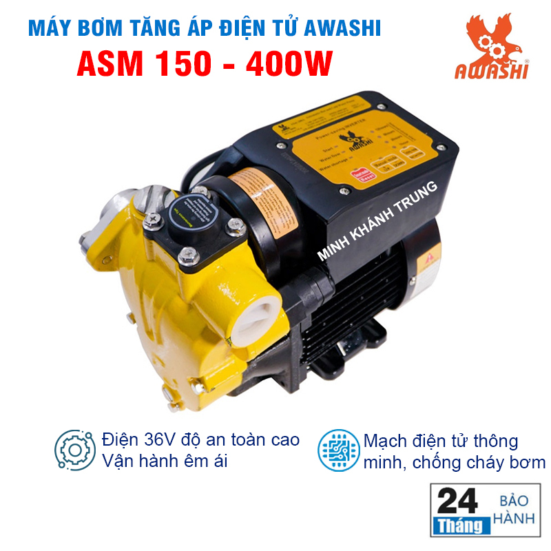 Máy Bơm Tăng Áp Gia Đình AWASHI ASM 150W, 200W, 300W, 400W - MINH KHÁNH ...