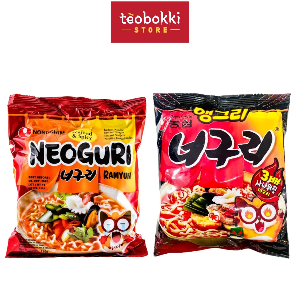Mì Neoguri hải sản cay Nongshim 120g, 121g | Shopee Việt Nam