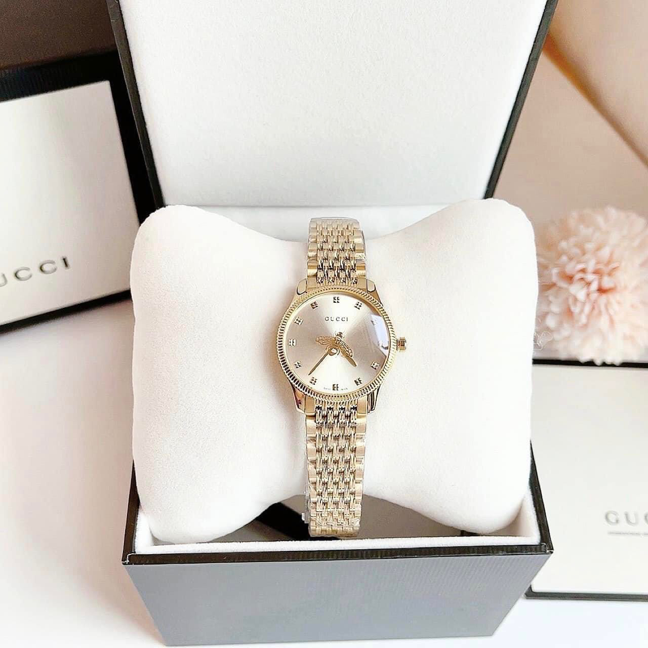 Đồng hồ nữ Guci G-Timeless Watch YA1265021, Size 29mm, full box, Luxury ...