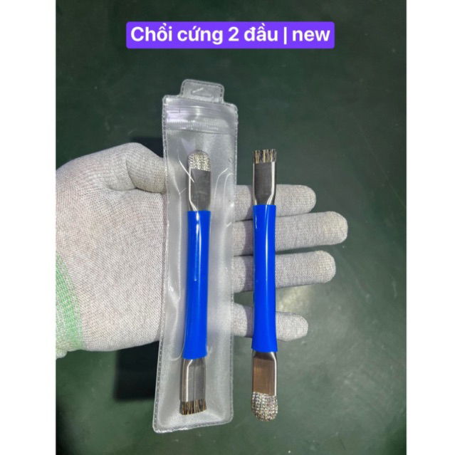 Chổi cứng 2 đầu new | Vệ sinh main, keo ic | Shopee Việt Nam