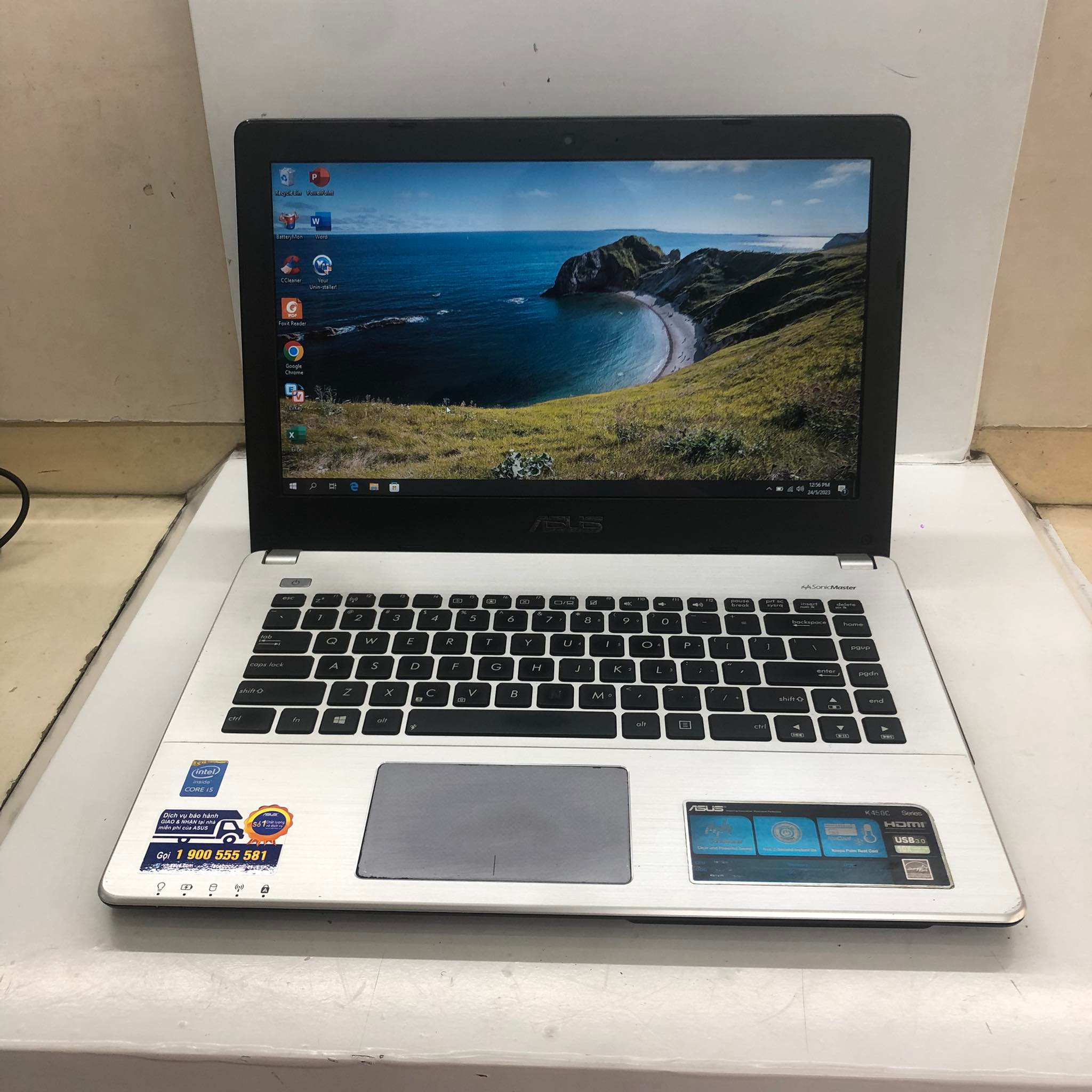 Máy Laptop Asus K450CA Intel Core i5-3337U 1.8GHz, 4gb ram, 128gb ssd ...