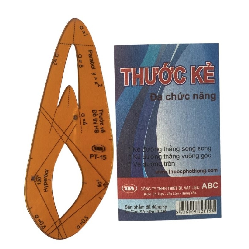 Thước Parabol-Hypecbol PT15 ( Học sinh ) | Shopee Việt Nam