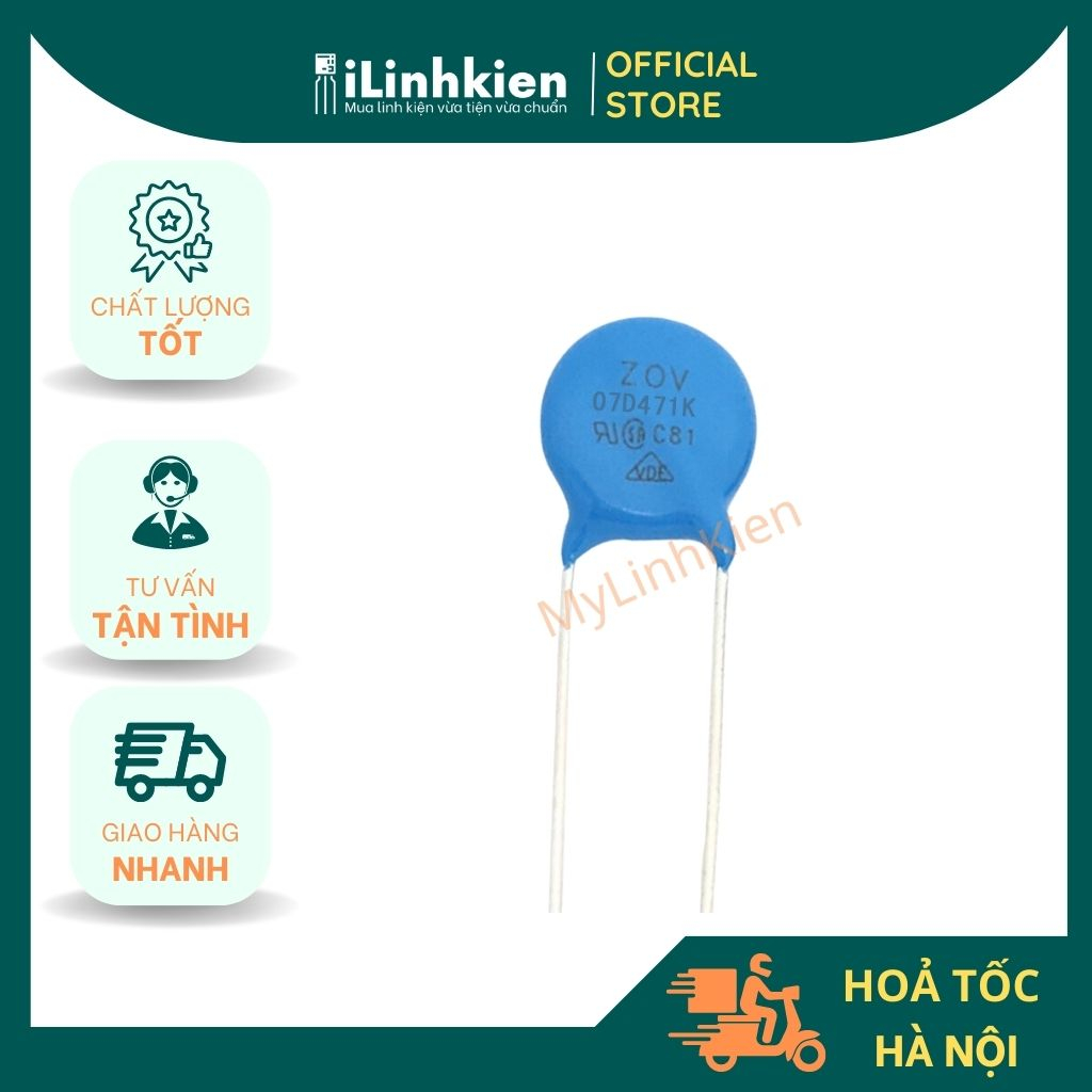 Tụ chống sét Varistor 7D471k 470V 7mm chất lượng cao. | Shopee Việt Nam