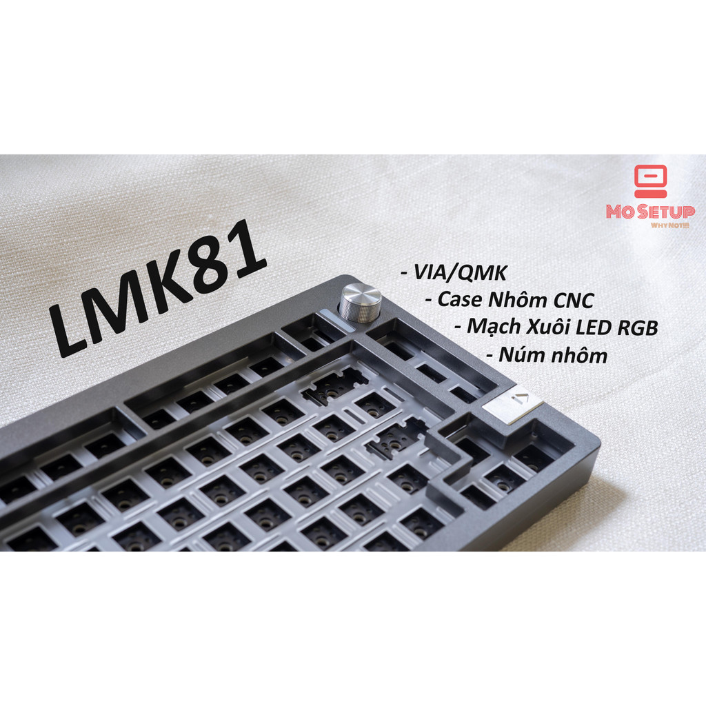 kit Bàn Phím Cơ Nhôm LMK81_VIA - 75% Gasket Mount- | Shopee Việt Nam