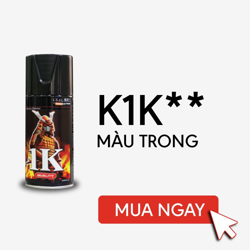Sơn Samurai Phủ Bóng Trong K1K - Sơn Xịt Samurai Phủ Bóng Trong K1K ...