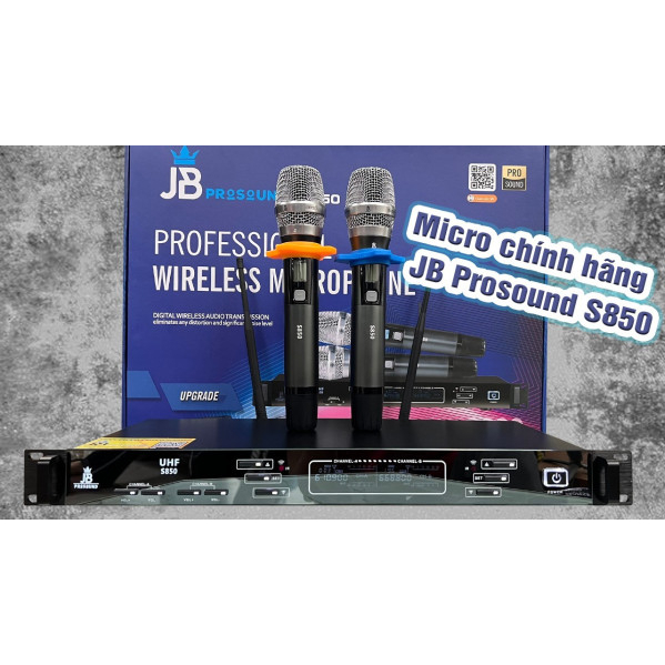 Micor không dây CHÍNH HÃNG JB Prosound S850 | Tiếng sạch - tự ngắt ...