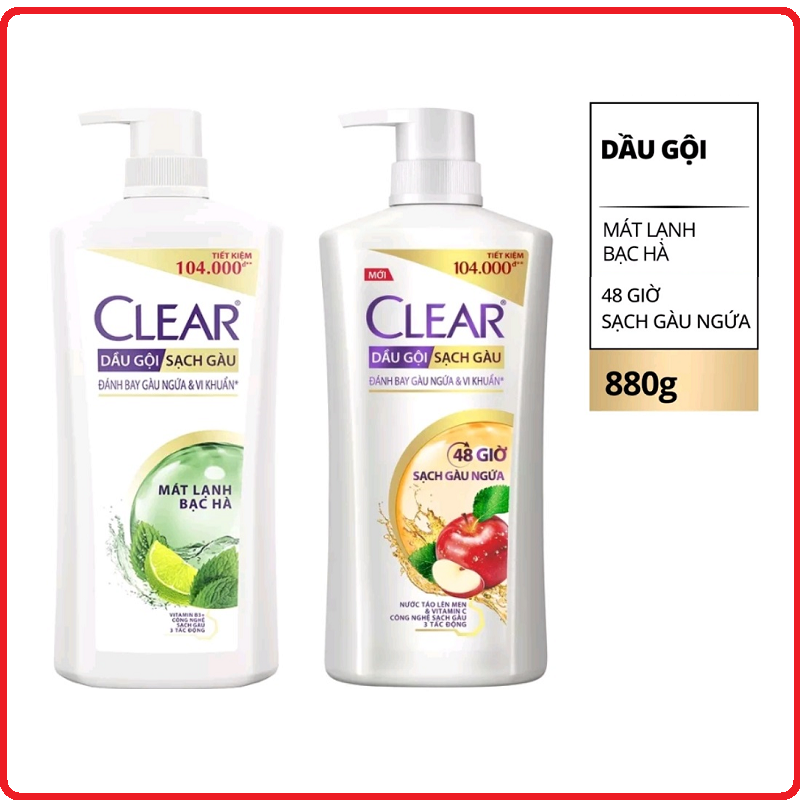 Dầu gội sạch gàu Clear 880g | Shopee Việt Nam