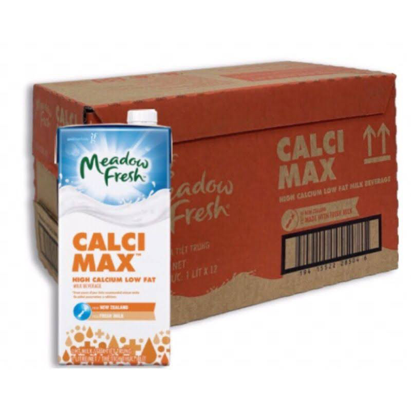 [Date 10/24]Sữa tươi calci max Meadow Fresh (thùng 12 lít) | Shopee ...