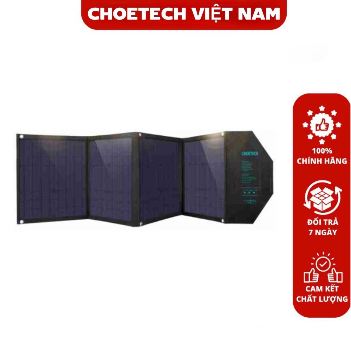 Bộ sạc năng lượng mặt trời CHOETECH SC007 gấp gọn công suất 80w (hàng ...