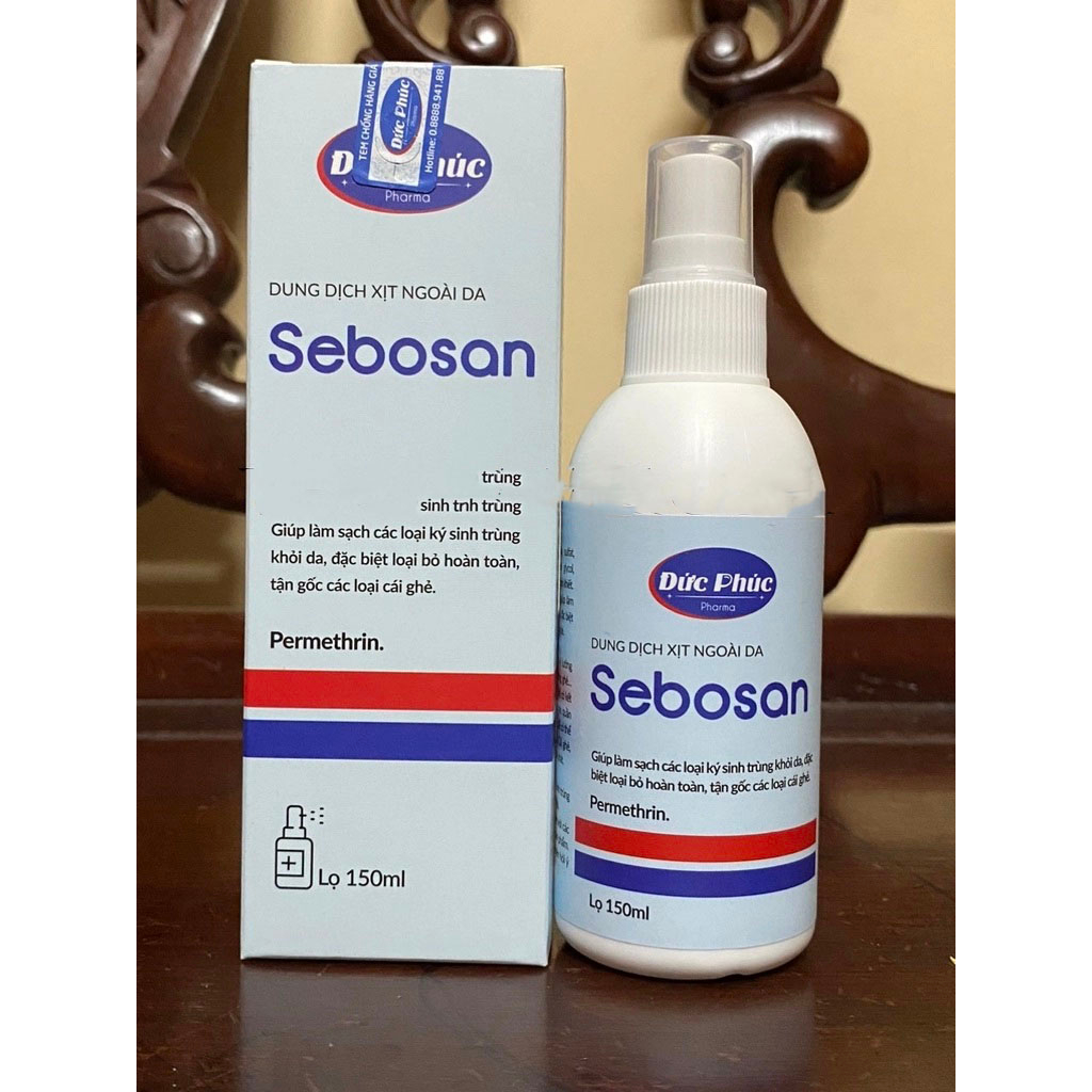 DUNG DỊCH XỊT GHẺ SEBOSAN 150ML | Shopee Việt Nam