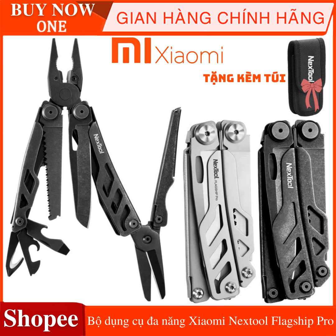 (Có voucher video) Bộ dụng cụ đa năng Xiaomi Nextool Flagship Pro, 16 món trong 1,trợ thủ không ...