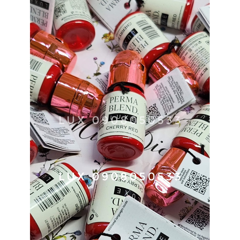 (chính hãng) permablend luxe cherry red 15ml(đỏ tươi) | Shopee Việt Nam