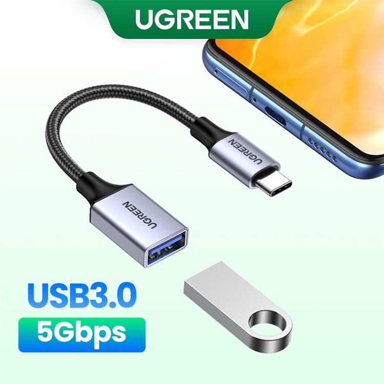 Cáp OTG USB TYPE-C USB 3.0 Cao Cấp Ugreen 30702, 30701, 30155,70889 ...