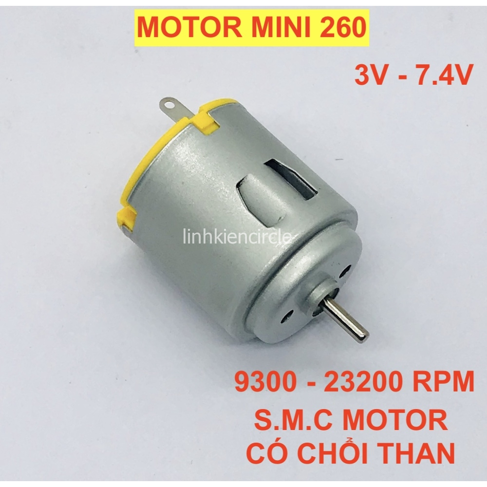 Motor mini 3V 6V cánh quạt mini motor rung giảm tốc đủ loại 130 140 180 ...