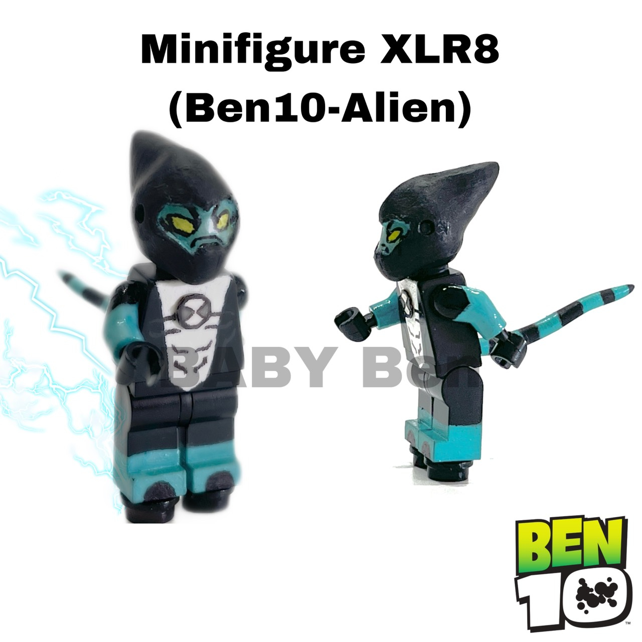 Minifigure custom XLR8 ( BEN10-ALIEN ) Nhân vật Alien chạy nhanh trong ...