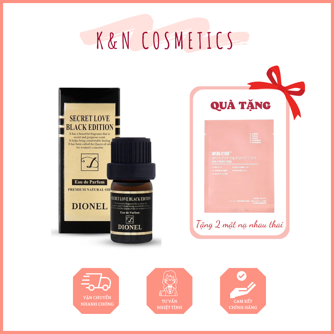 [Chính hãng] Nước hoa vùng kín Dionel màu đen Secret Love Eau De Parfum ...
