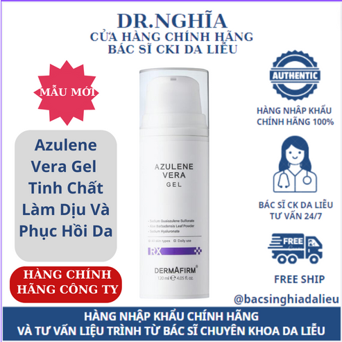 [NHẬP KHẨU CHÍNH HÃNG] TINH CHẤT DERMAFIRM AZULENE VERA GEL PHỤC HỒI ...