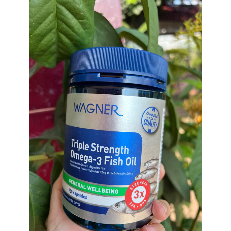 VIÊN UỐNG DẦU CÁ WAGNER TRIPLE STRENGTH OMEGA-3 150v | Shopee Việt Nam