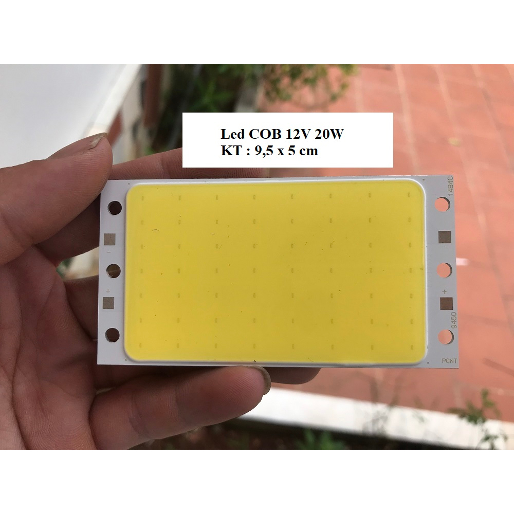 Chip Led COB 12v 20W ánh sáng trắng | Shopee Việt Nam