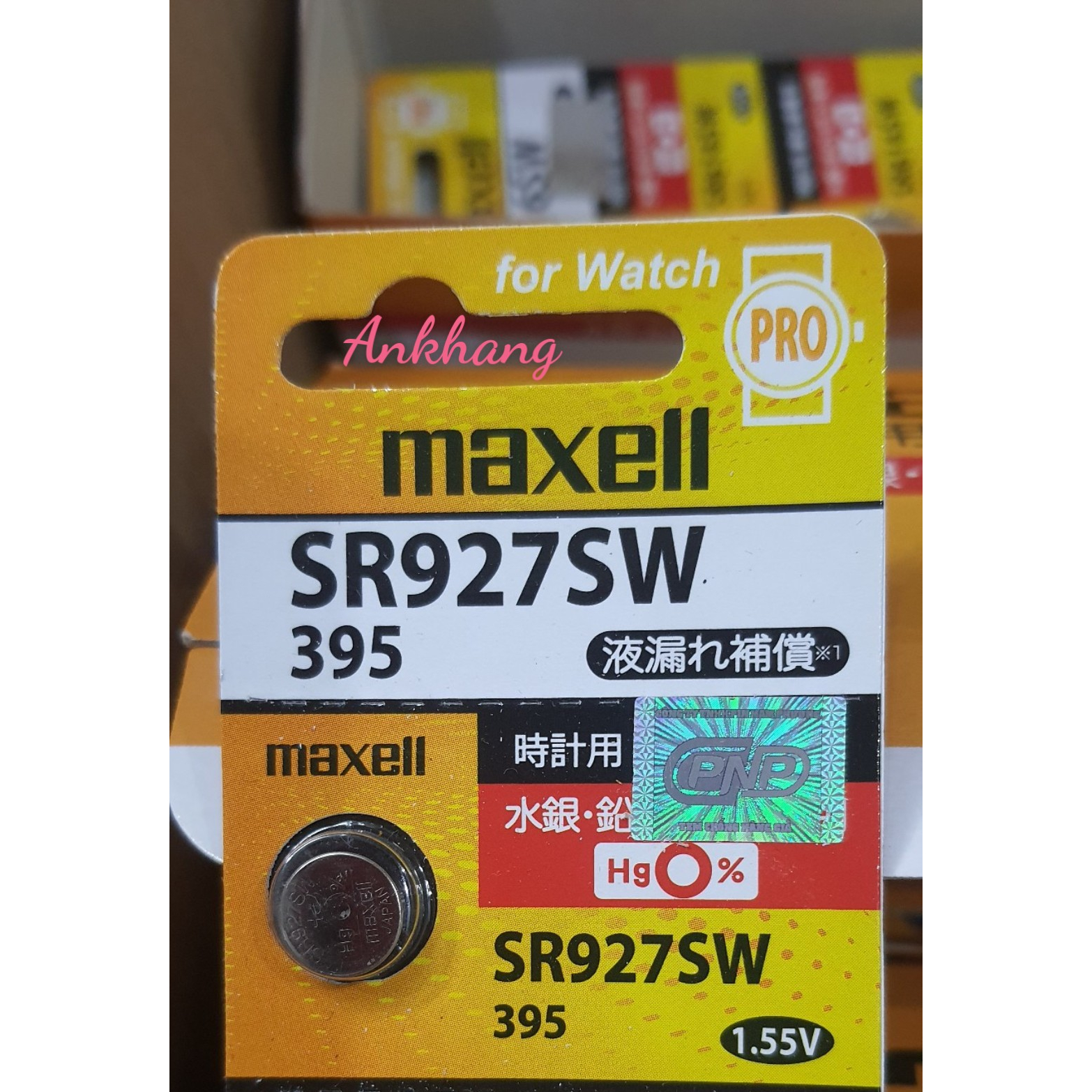 Pin Đồng Hồ MAXELL PRO SR927SW SR927 / 395 - Made In Japan | Shopee ...