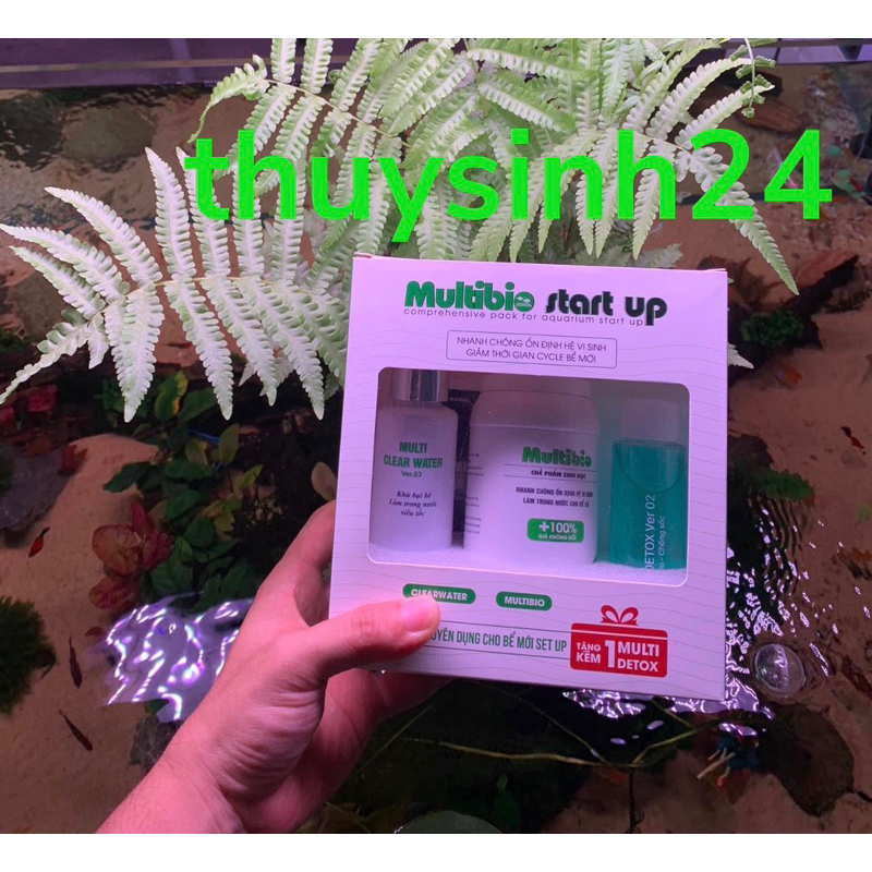 Bộ vi sinh multibio Start Up - multi bio combo xử lý nước cho bể thuỷ ...