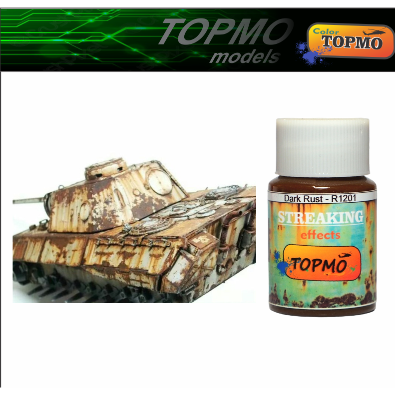 sơn hiệu ứng mô hình cũ rỉ sét Streaking Rust Effects - Dark Rust -R1201 | Shopee Việt Nam