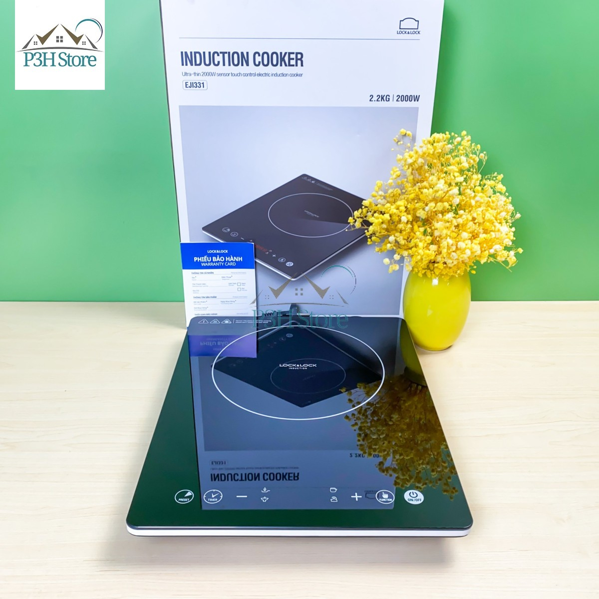 Bếp điện từ Lock&Lock EJI131BLK EJI311 EJI331 | Shopee Việt Nam