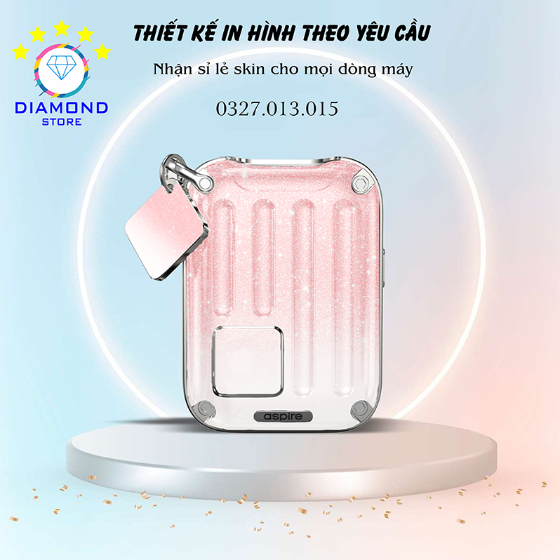 Miếng dán skin mẫu Kim Tuyến Chuyển Màu cho Xlim V1 V2 , Favo , Feelin ...