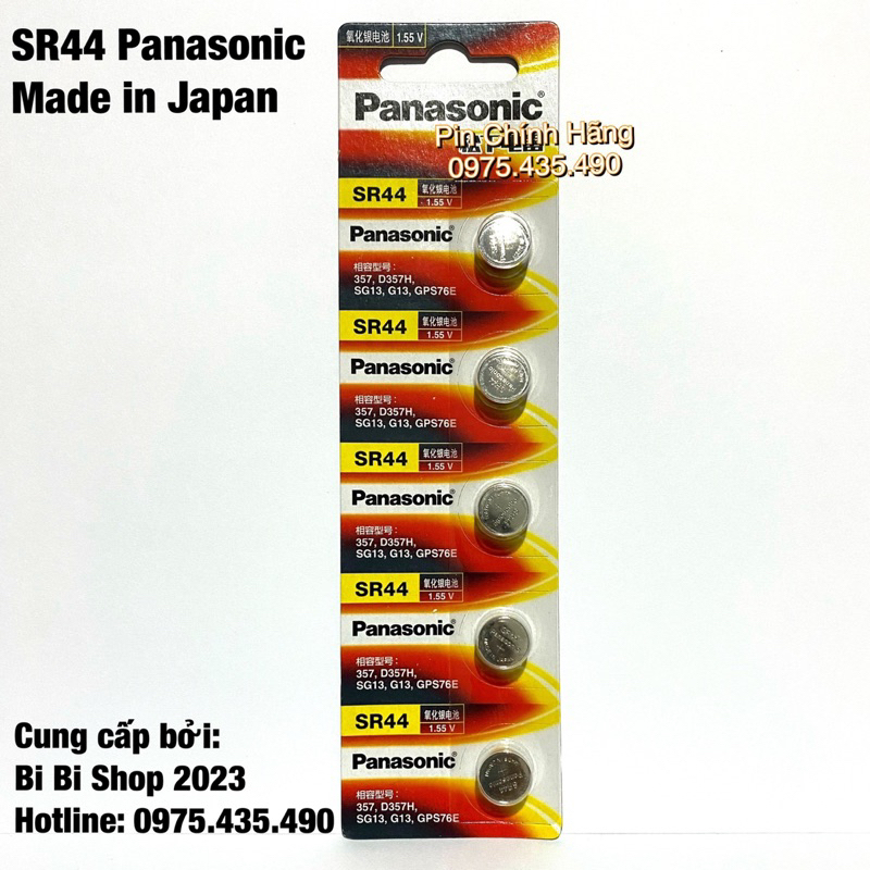 Pin SR44 Panasonic Silver Oxide (357) Made in Japan - Hàng Nhập Khẩu ...