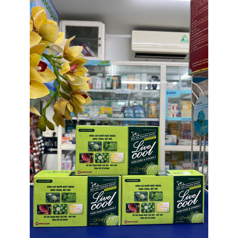 BỘT SỦI THANH NHIỆT LIVE COOL HƯƠNG CHANH | Shopee Việt Nam