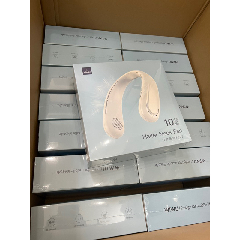 Quạt đeo cổ Wiwu Halter Neck Fan FS02 pin 4000 mAh | Shopee Việt Nam