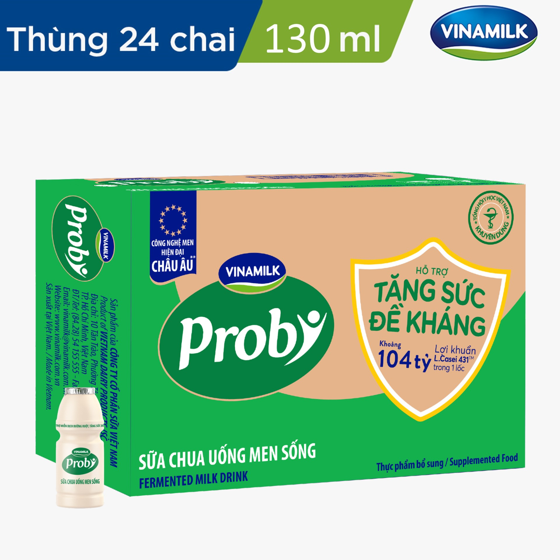 [Chính Hãng]Thùng Sữa Uống Probi 130ml – Hỗ Trợ Tiêu Hóa – Tăng Cường ...