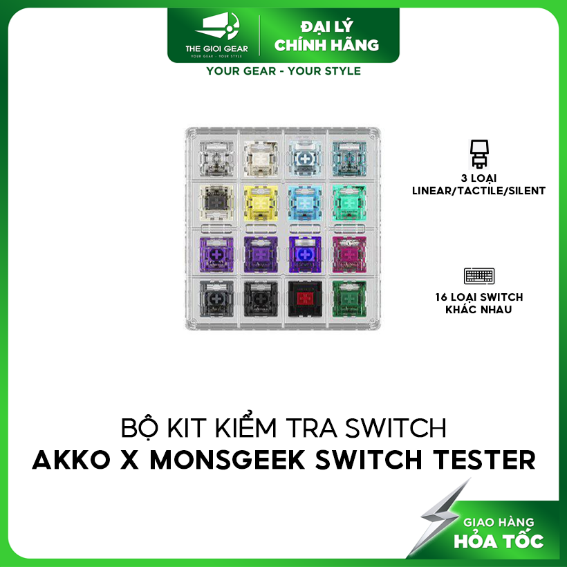 AKKO x MonsGeek Switch Tester (16 switch) | Shopee Việt Nam