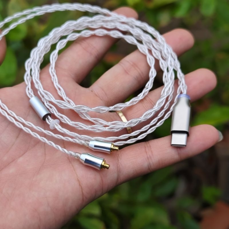 Cáp Type C nâng cấp tai nghe dây đồng 6N OCC Litz mạ bạc. | Shopee Việt Nam