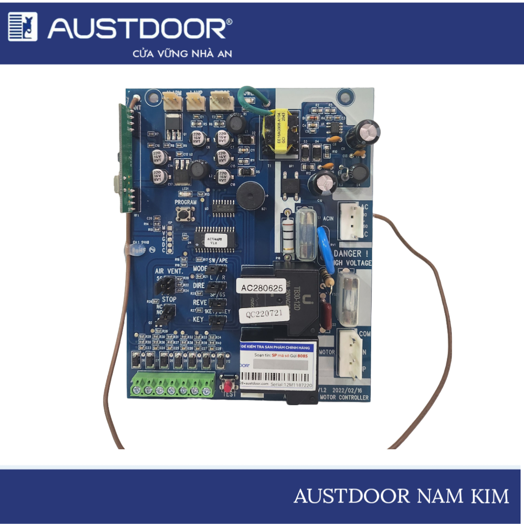 [Chỉ lắp cho cửa cuốn Austdoor] Bo Mạch Hộp Cửa Cuốn Austdoor AA803 ...