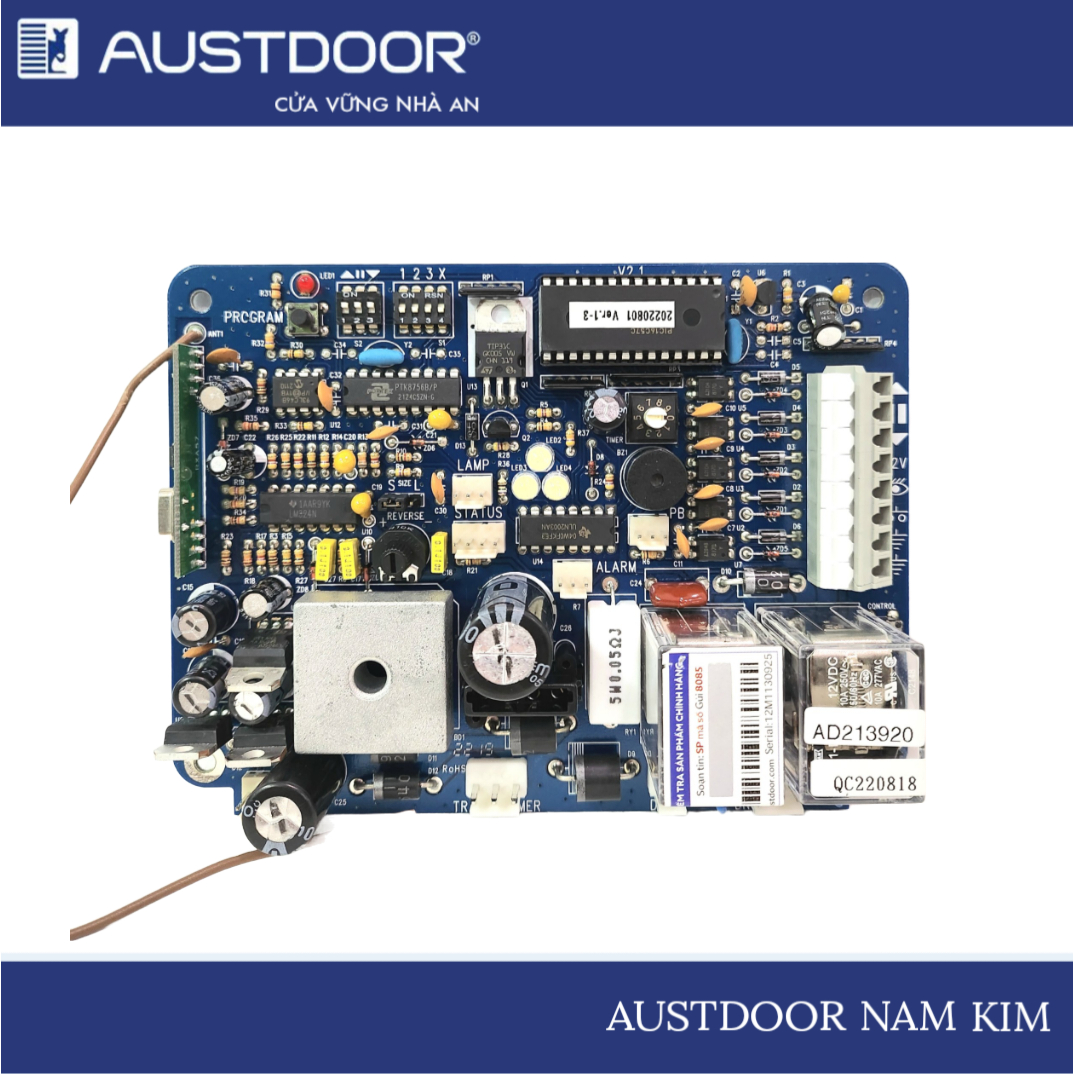 [Dùng cho cửa cuốn tấm Liền] Bo Mạch Hộp Điều Khiển Cửa Cuốn Austdoor AD901 - Hàng Chính Hãng ...