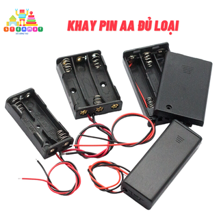 Đế pin khay pin AA đủ loại có công tắc và không công tắc 1.5v 3v 4.5v ...