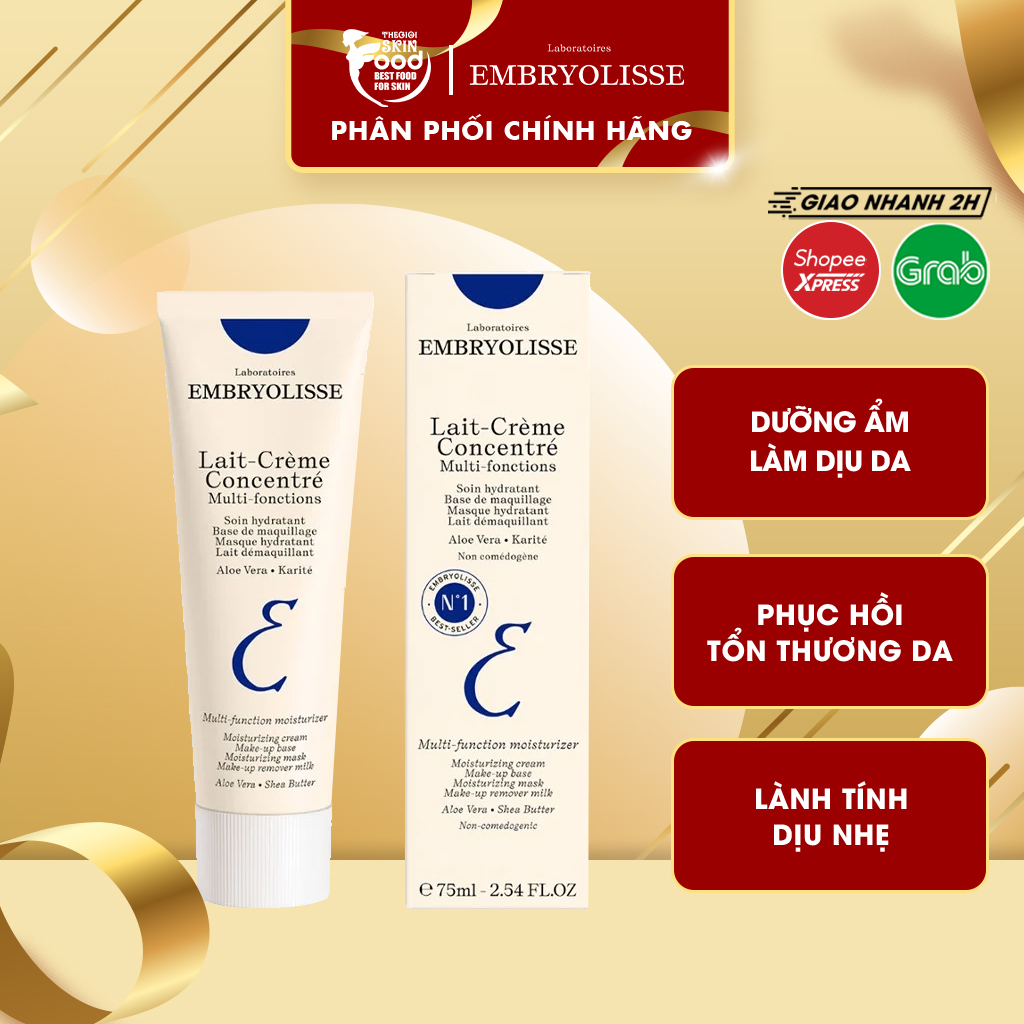Sữa Dưỡng Ẩm, Làm Dịu, Phục Hồi Da Embryolisse Lait Creme Concentré ...