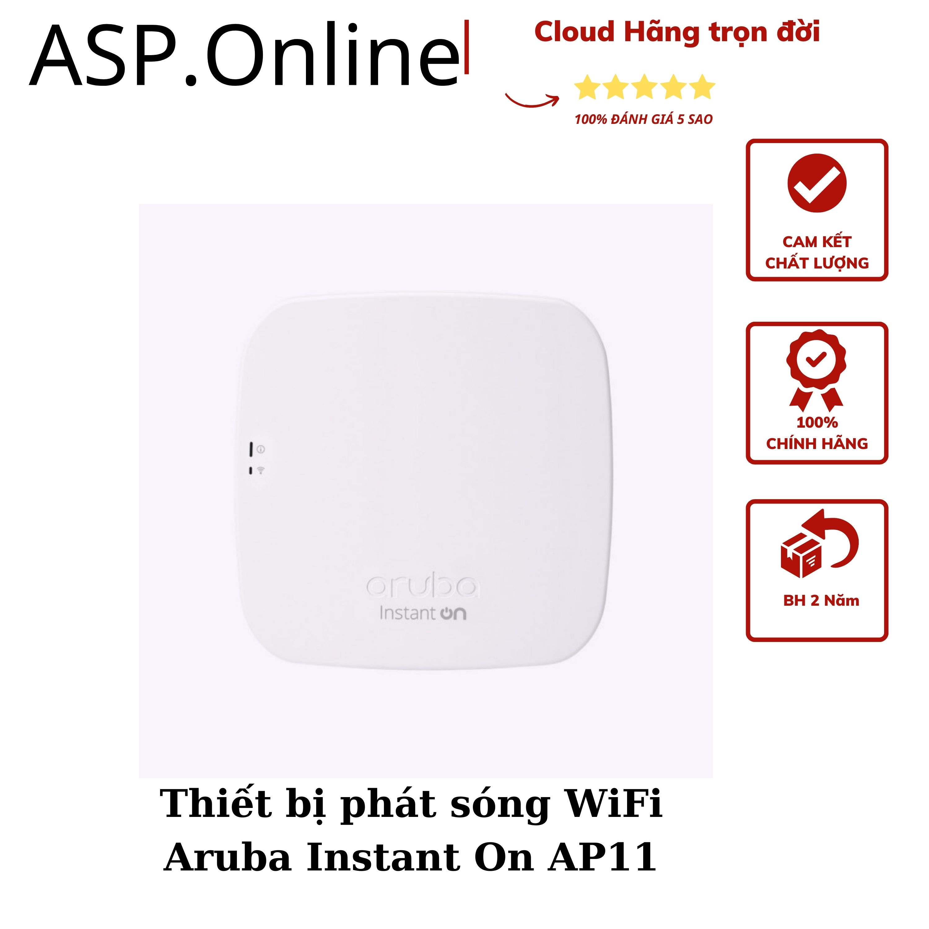 Thiết bị thu phát sóng mạng không dây HPE Aruba Instant On AP11 (RW ...