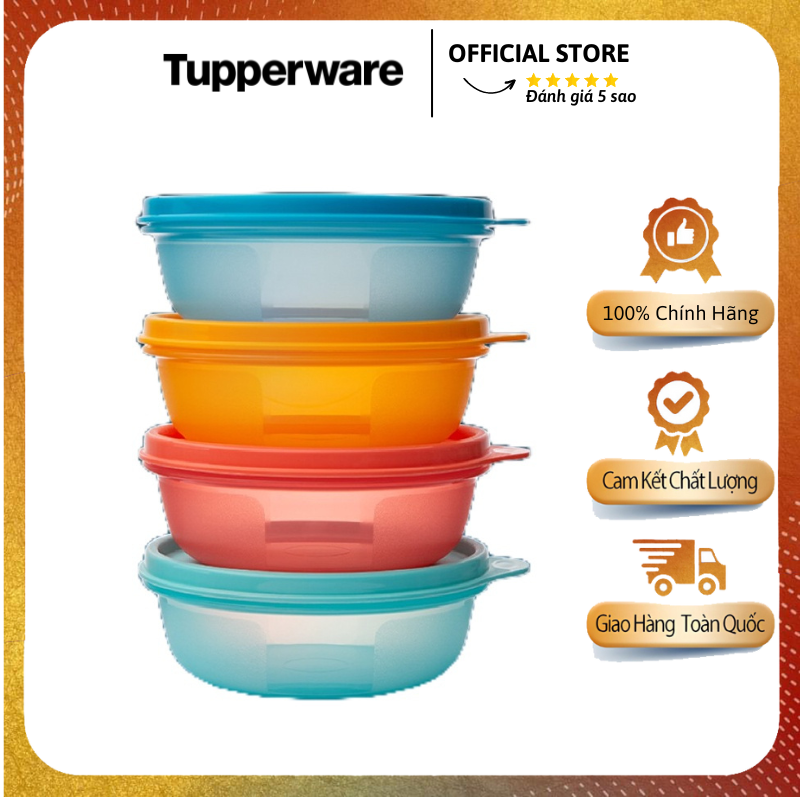 Bộ Tô Tupperware Junior Modular Bowl 300ml x4 - Tupperware Mall Chợ Lớn ...