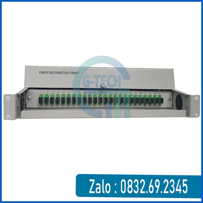 Hộp phối quang ODF 24FO lắp rack chuẩn SC/APC ( 24FO , 24 core ...