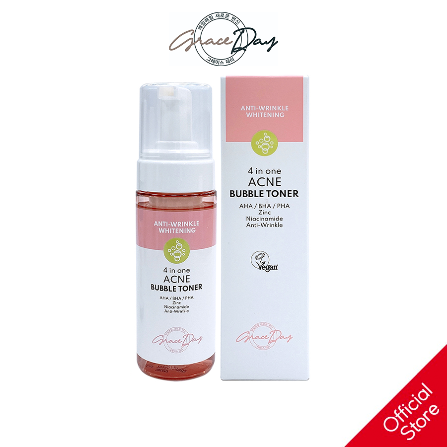 Nước Hoa Hồng Dạng Bọt GRACEDAY 4 IN ONE ACNE BUBBLE TONER | Shopee ...