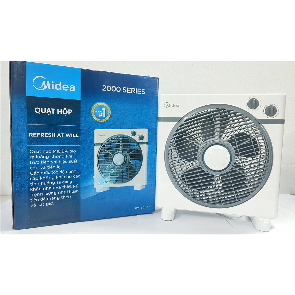 Quạt điện hộp Midea KYT30-15A. HÀNG CHÍNH HÃNG BẢO HÀNH 12 THÁNG | Shopee Việt Nam