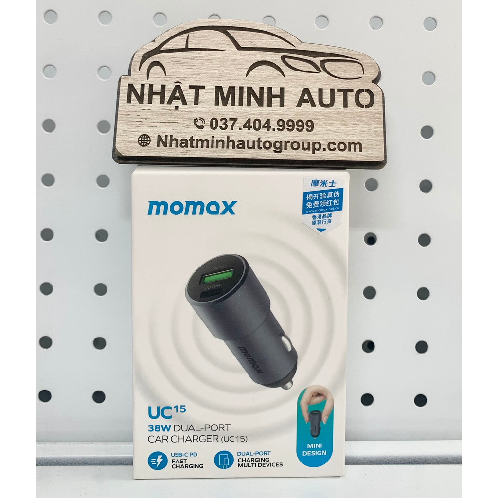 TẨU SẠC NHANH MOMAX UC15 38W (USB & TYPE-C) | Shopee Việt Nam