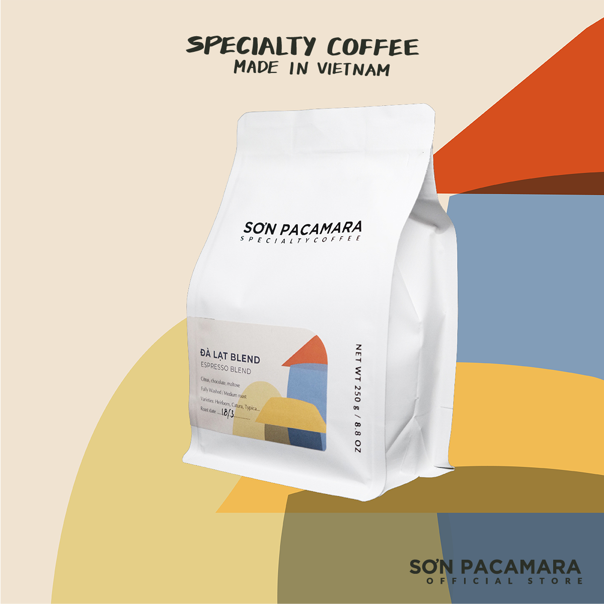 Gói Đà Lạt Blend Từ Sơn Pacamara - Specialty Coffee Việt - Phù Hợp Espresso / Phin / Cold Brew ...