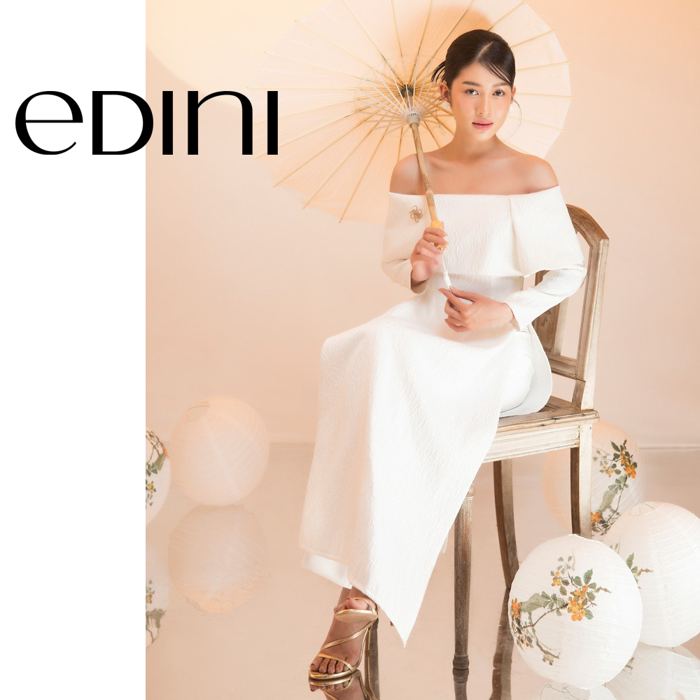 Áo Dài Bạch Liên - EDINI - A1488 | Shopee Việt Nam